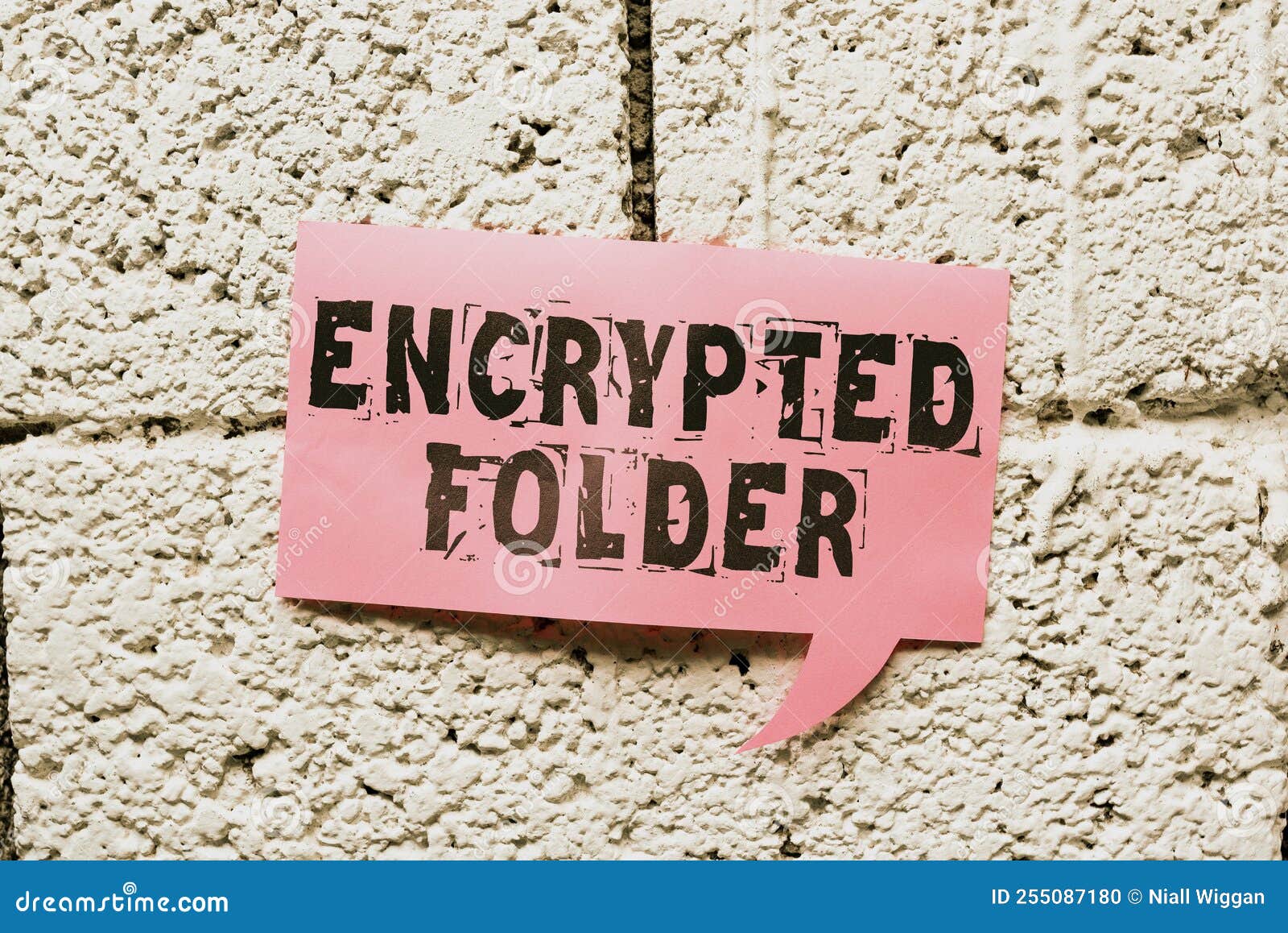 Sign Displaying Encrypted Folderprotect Confidential Data from ...