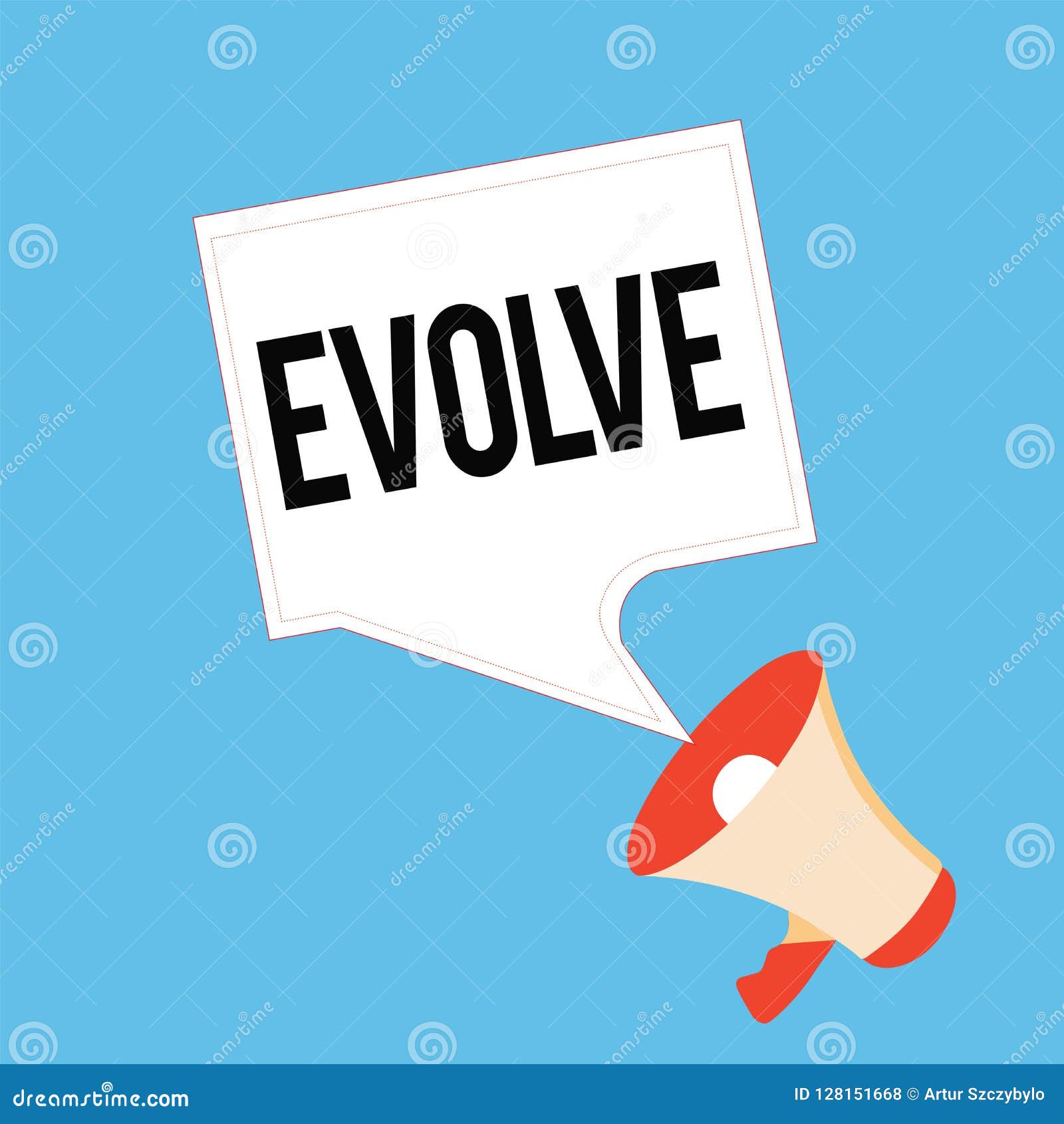 Handwriting Text Evolve. Concept Meaning Develop Gradually Improve Your ...