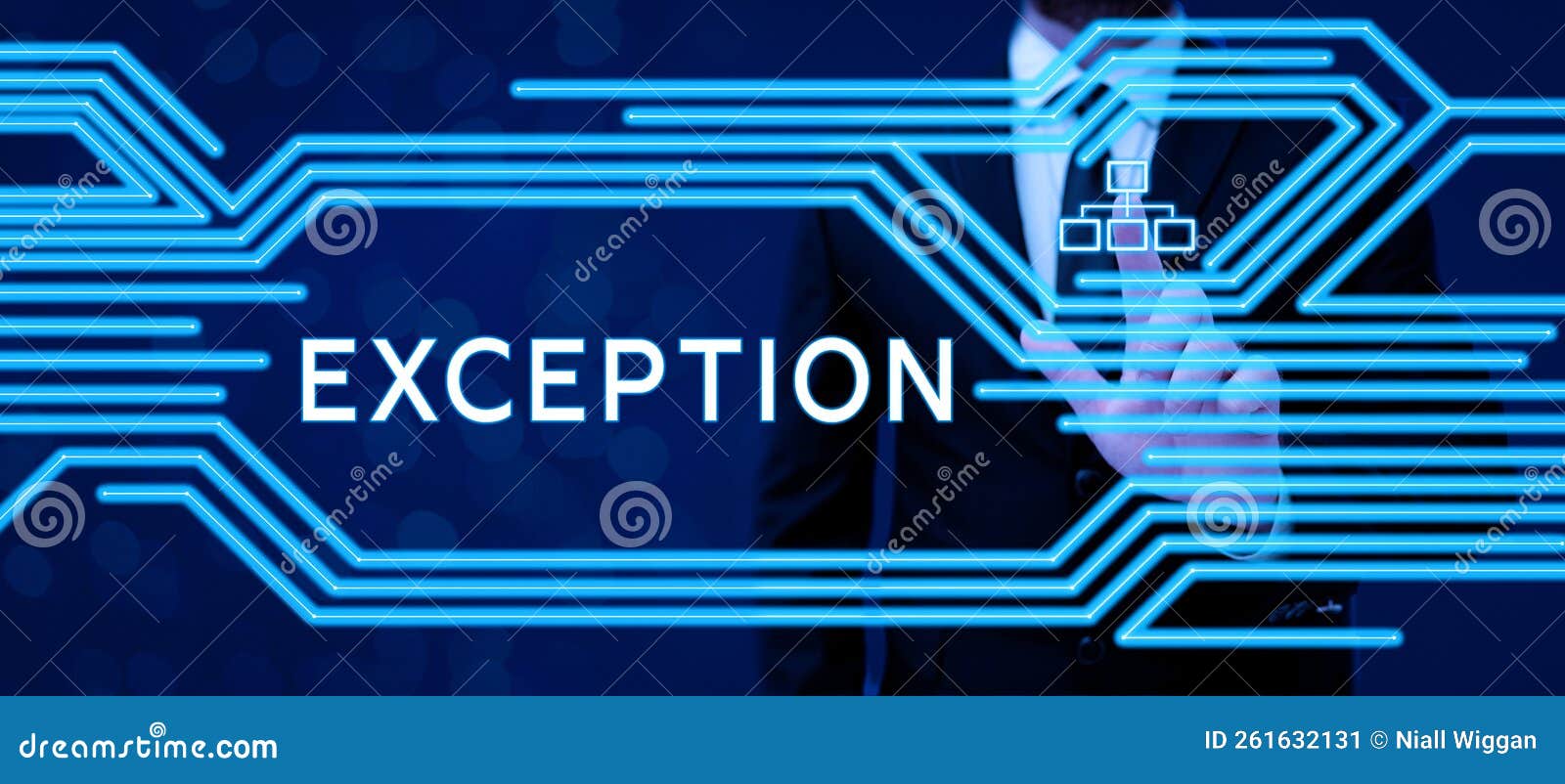 Handwriting Text Exception. Business Approach Person or Thing that is ...