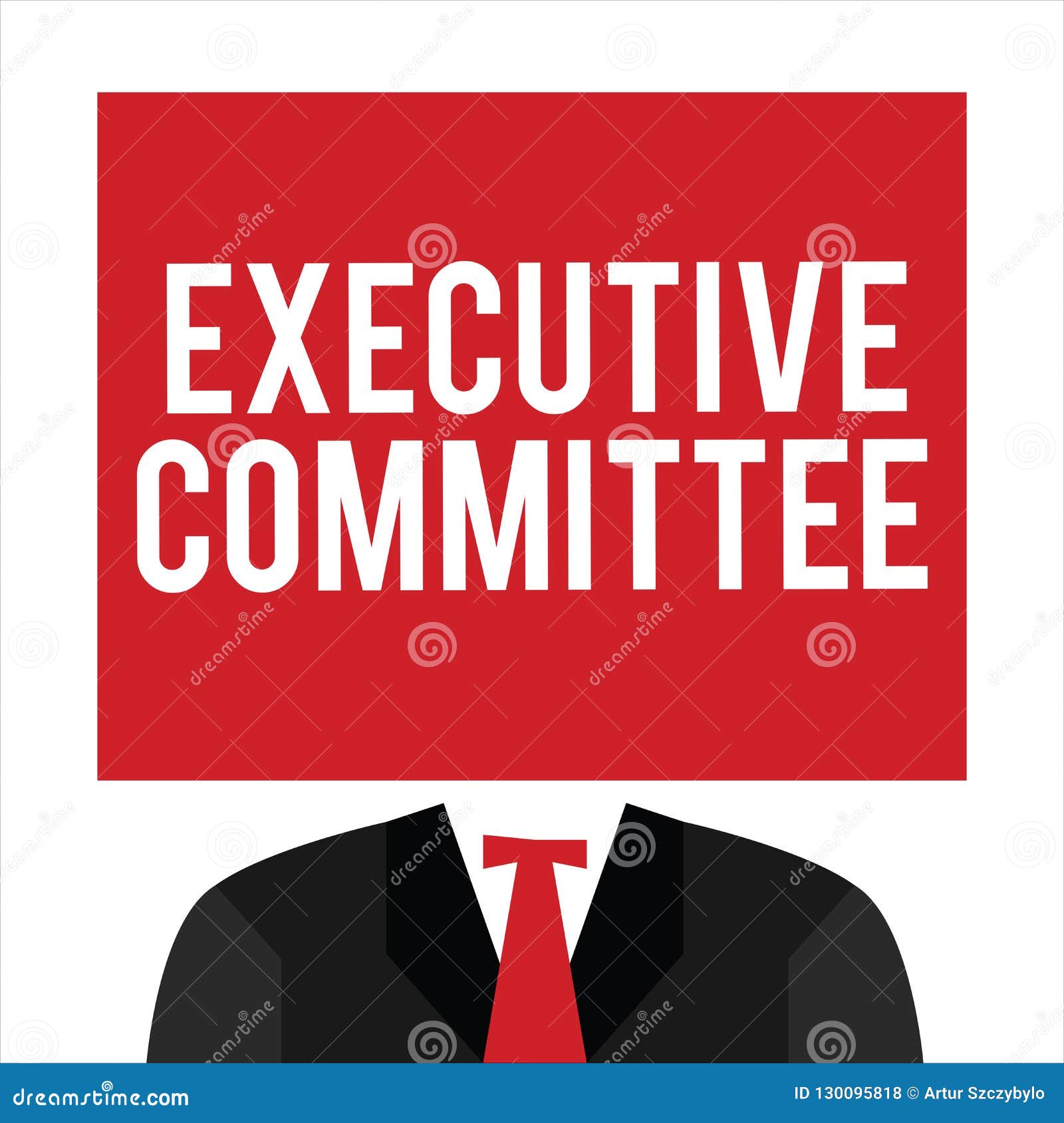 Handwriting Text Executive Committee. Concept Meaning Group of ...