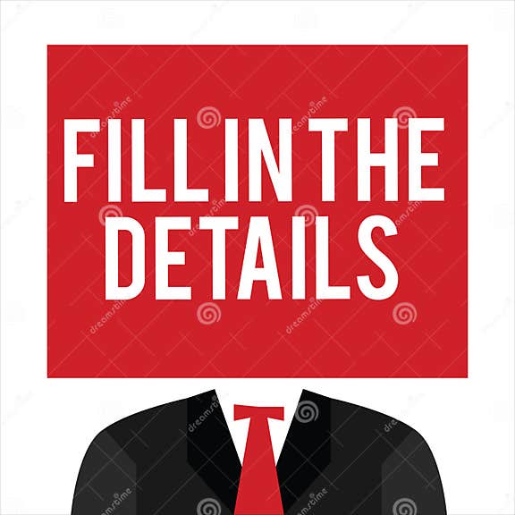 Handwriting Text Fill in the Details. Concept Meaning Add Information ...