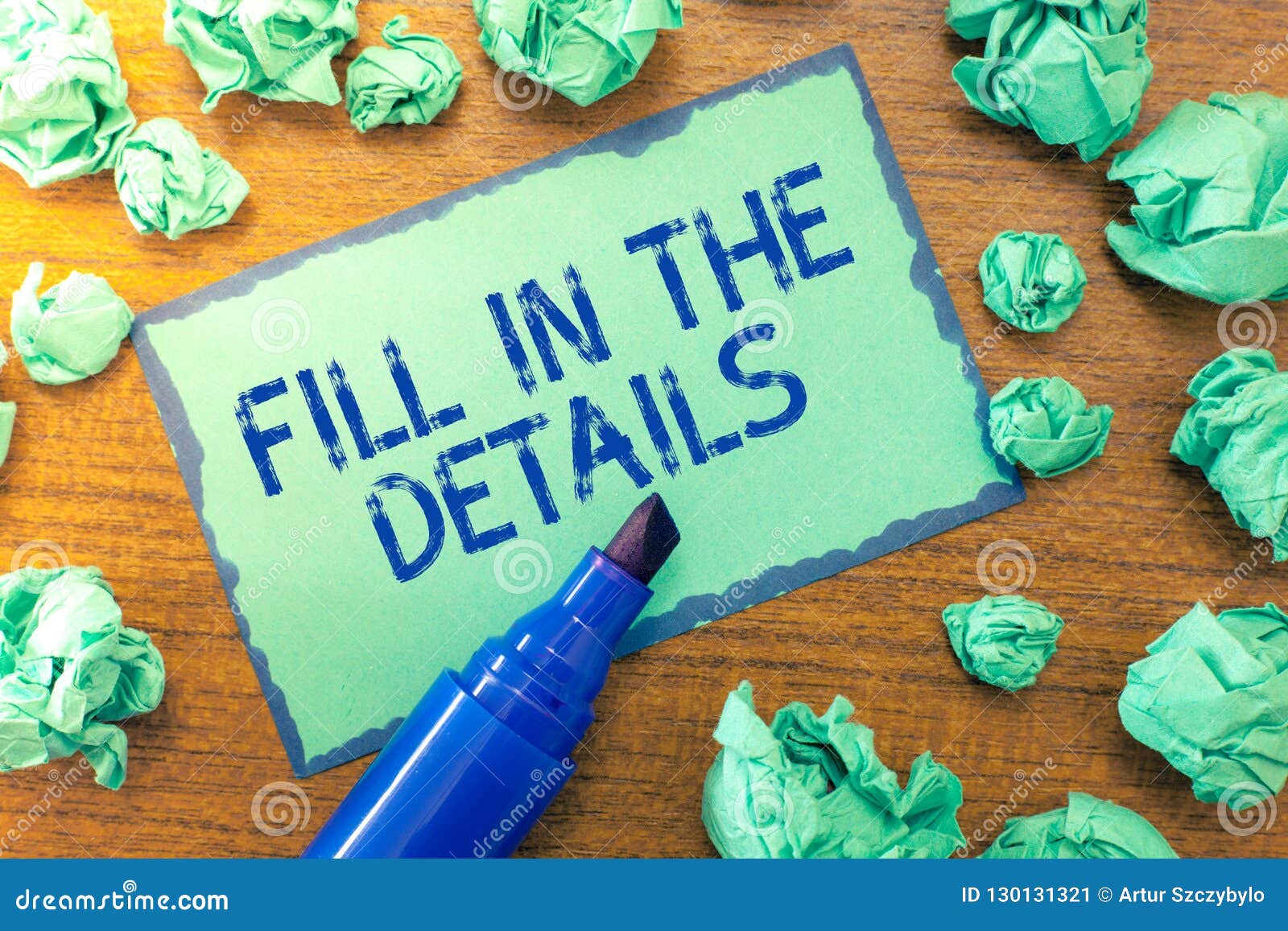 Handwriting Text Fill in the Details. Concept Meaning Add Information ...