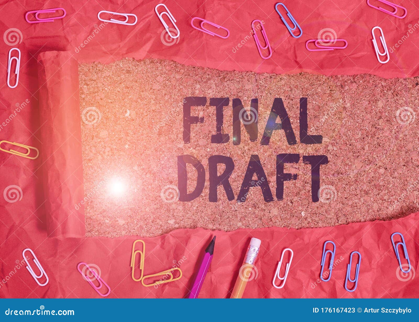 Handwriting Text Final Draft. Concept Meaning Final Version of ...