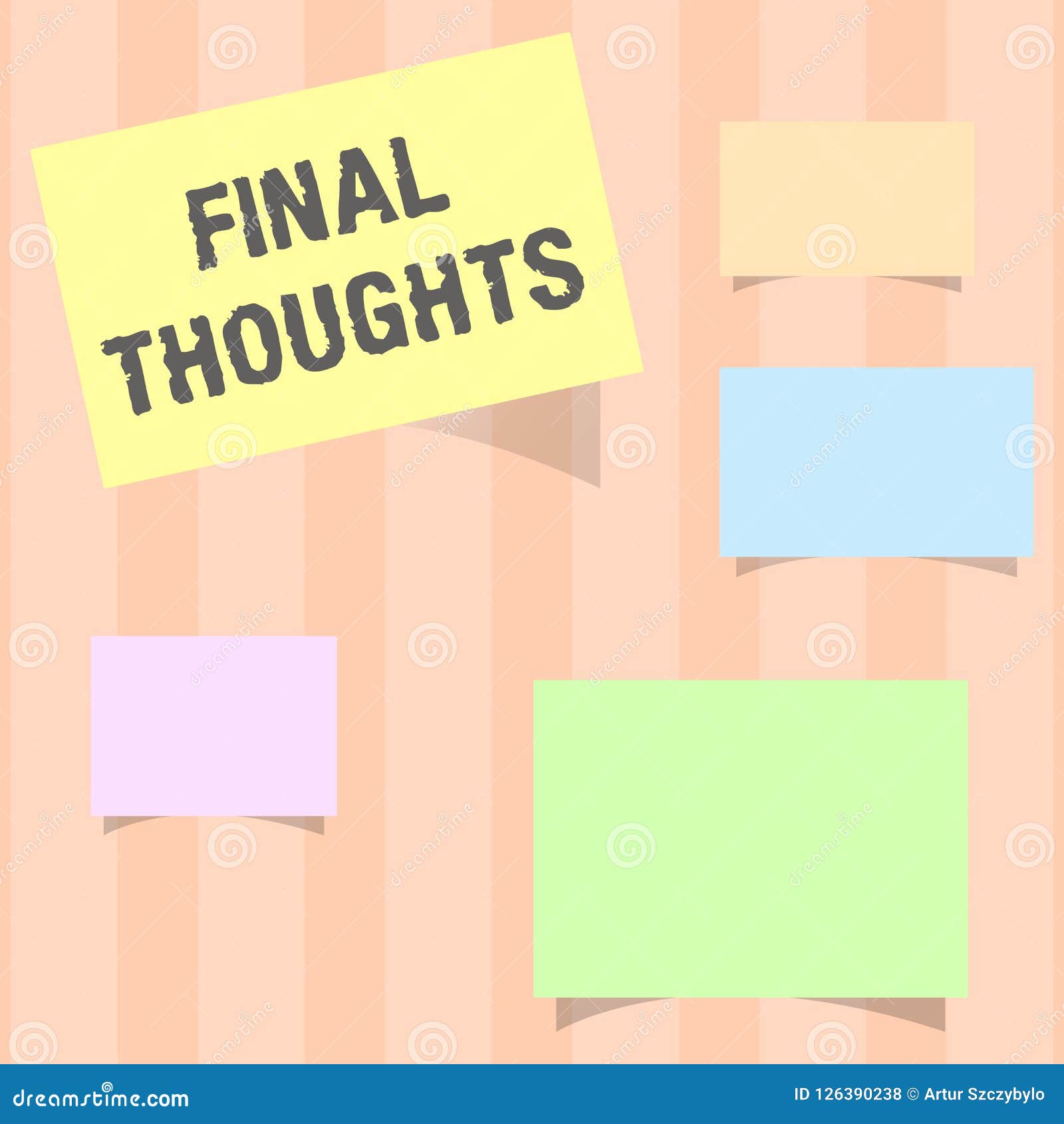 Handwriting Text Final Thoughts. Concept Meaning Conclusion Last ...