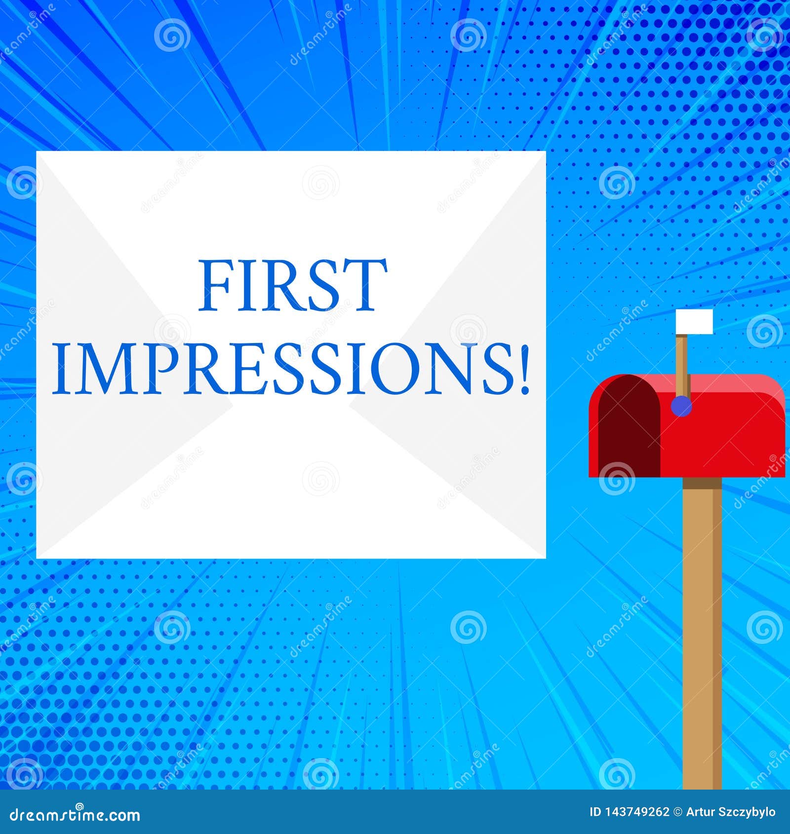 Handwriting Text First Impressions. Concept Meaning Idea Feeling or ...