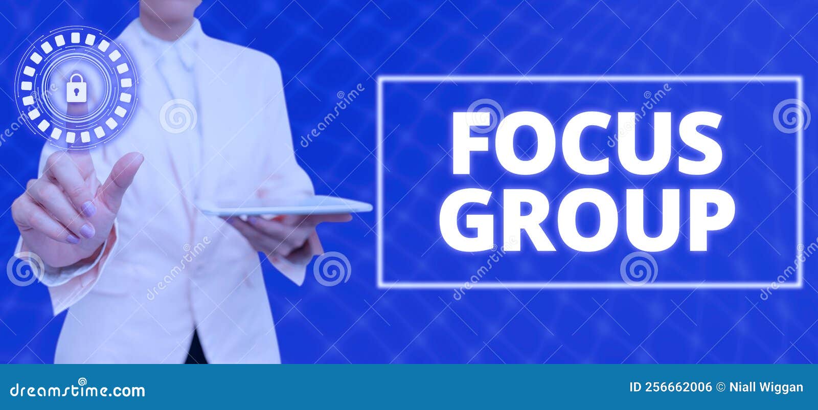Handwriting Text Focus Group Word Written On Showing Assembled To