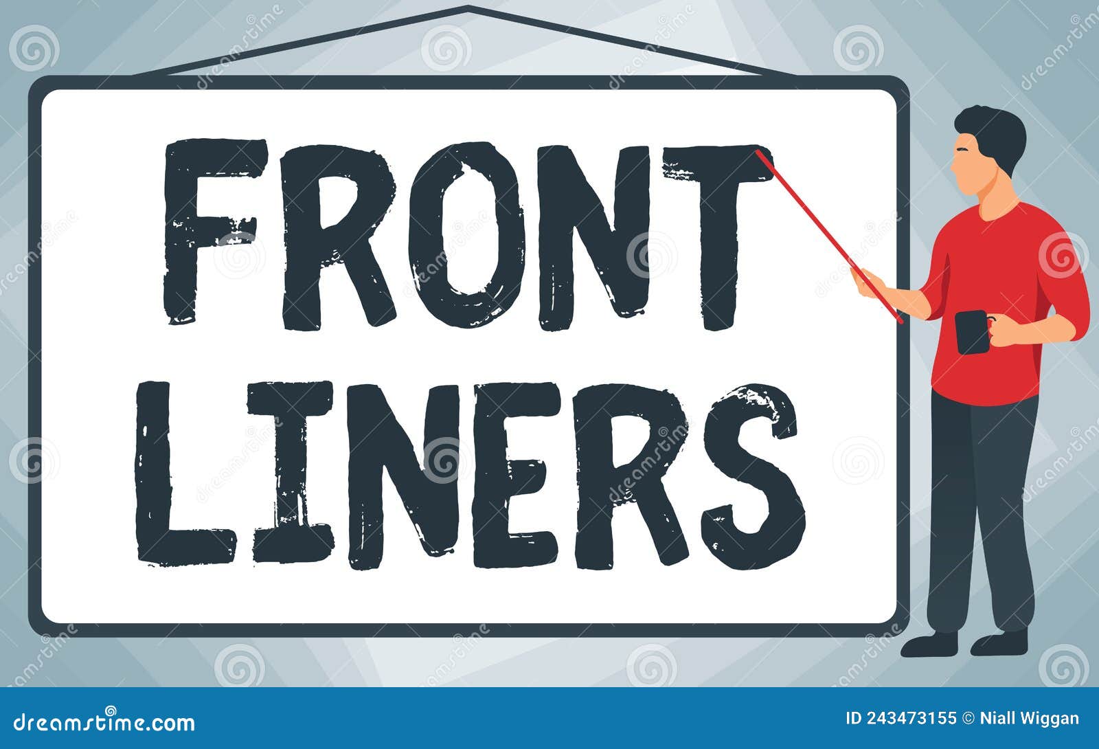 Handwriting Text Frontliners. Word Written on Most Important or ...