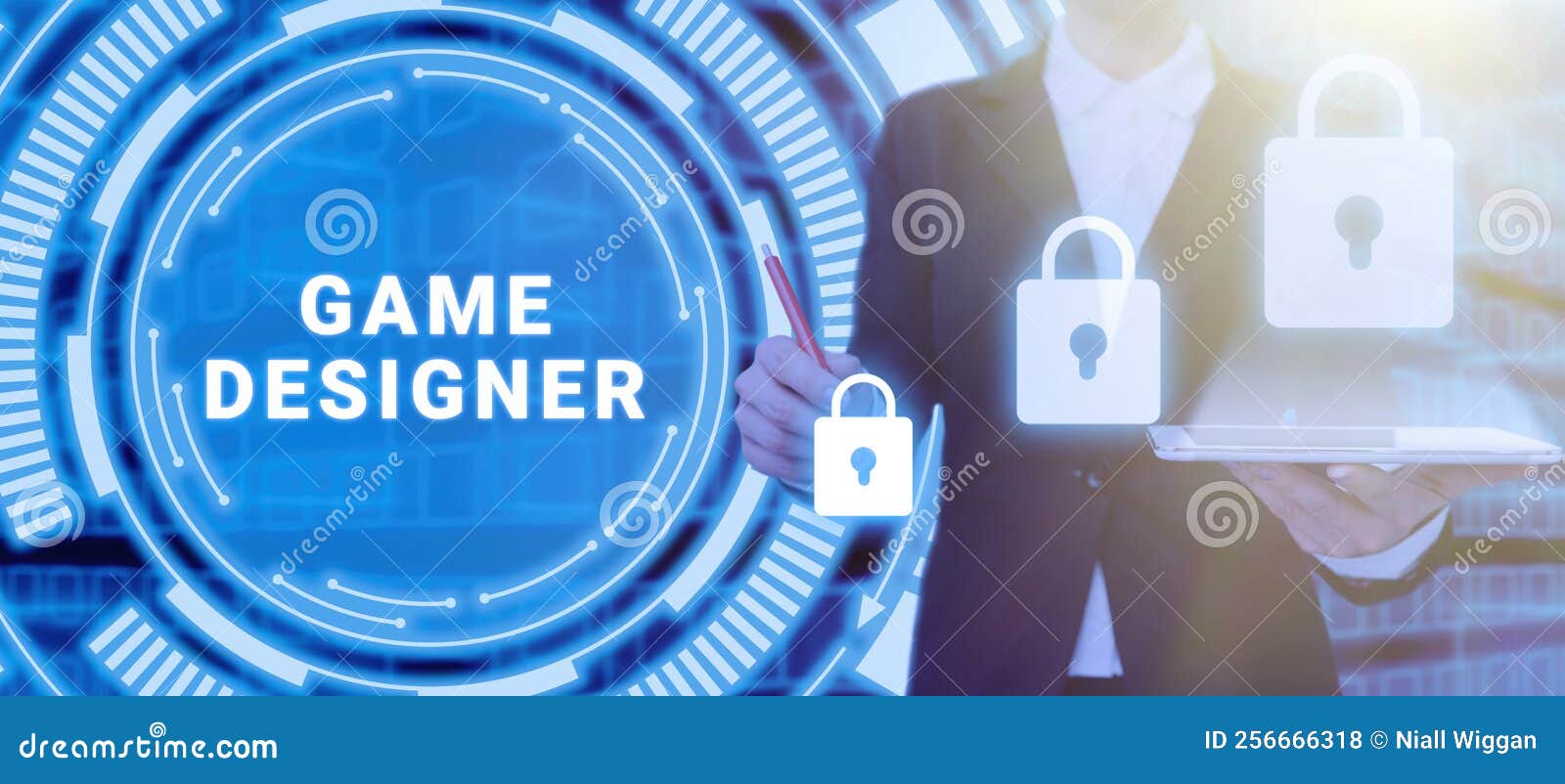 Handwriting Text Game Designer. Business Idea Campaigner Pixel ...