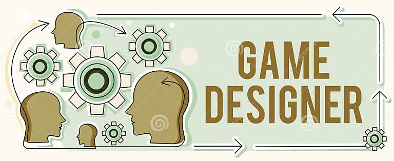 Text Sign Showing Game Designer. Business Showcase Campaigner Pixel ...