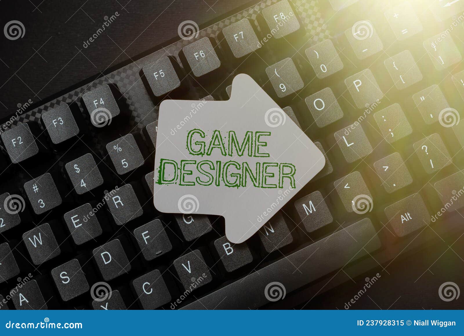 Handwriting Text Game Designer. Word Written on Campaigner Pixel ...