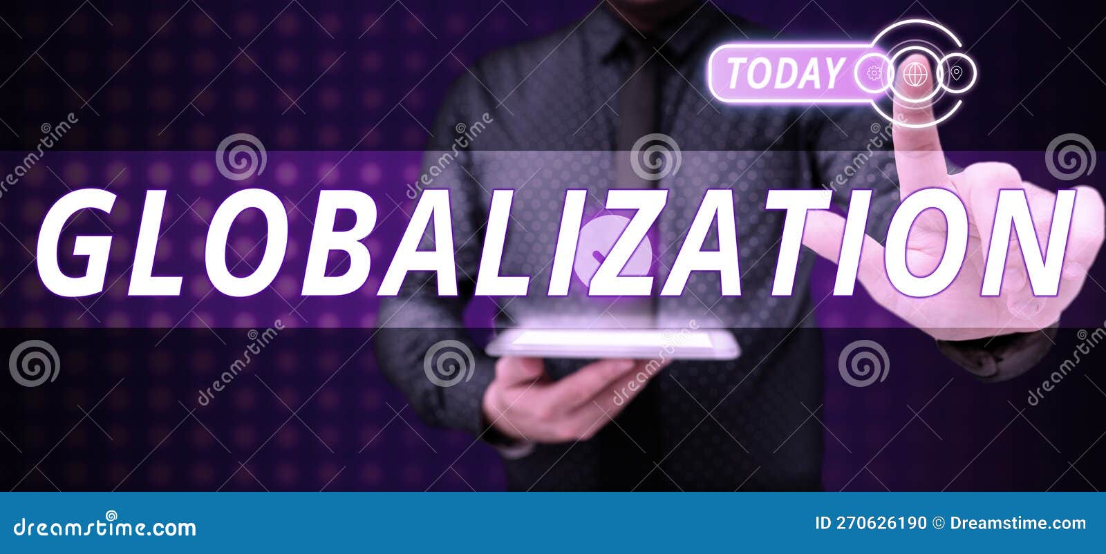 Handwriting Text Globalization. Internet Concept Development of an ...