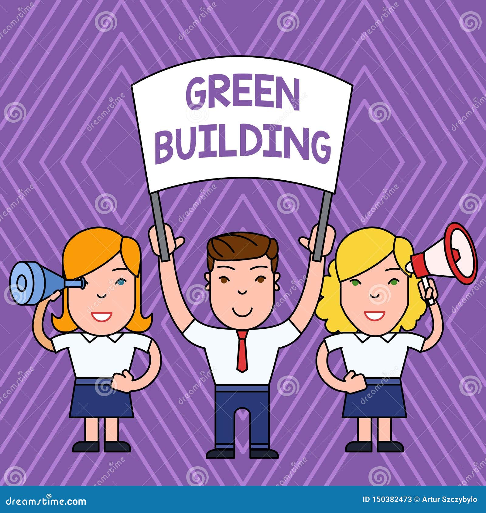 Handwriting Text Green Building. Concept Meaning a Structure that is ...