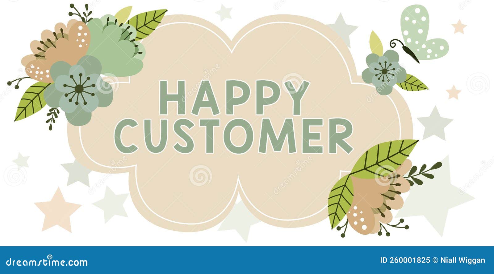 Text Caption Presenting Happy Customer. Business Concept Highest ...