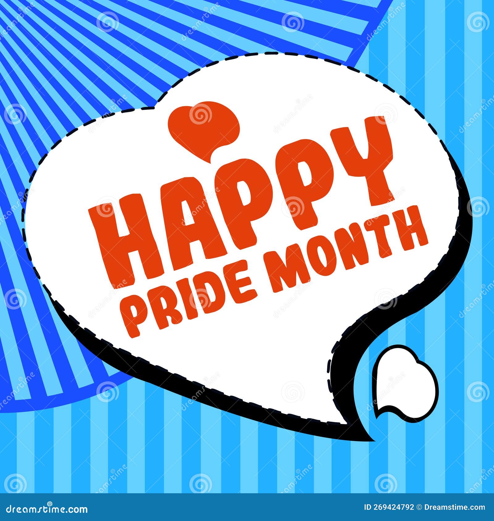 Handwriting Text Happy Pride Month Word For Period Of Feeling Pleasure
