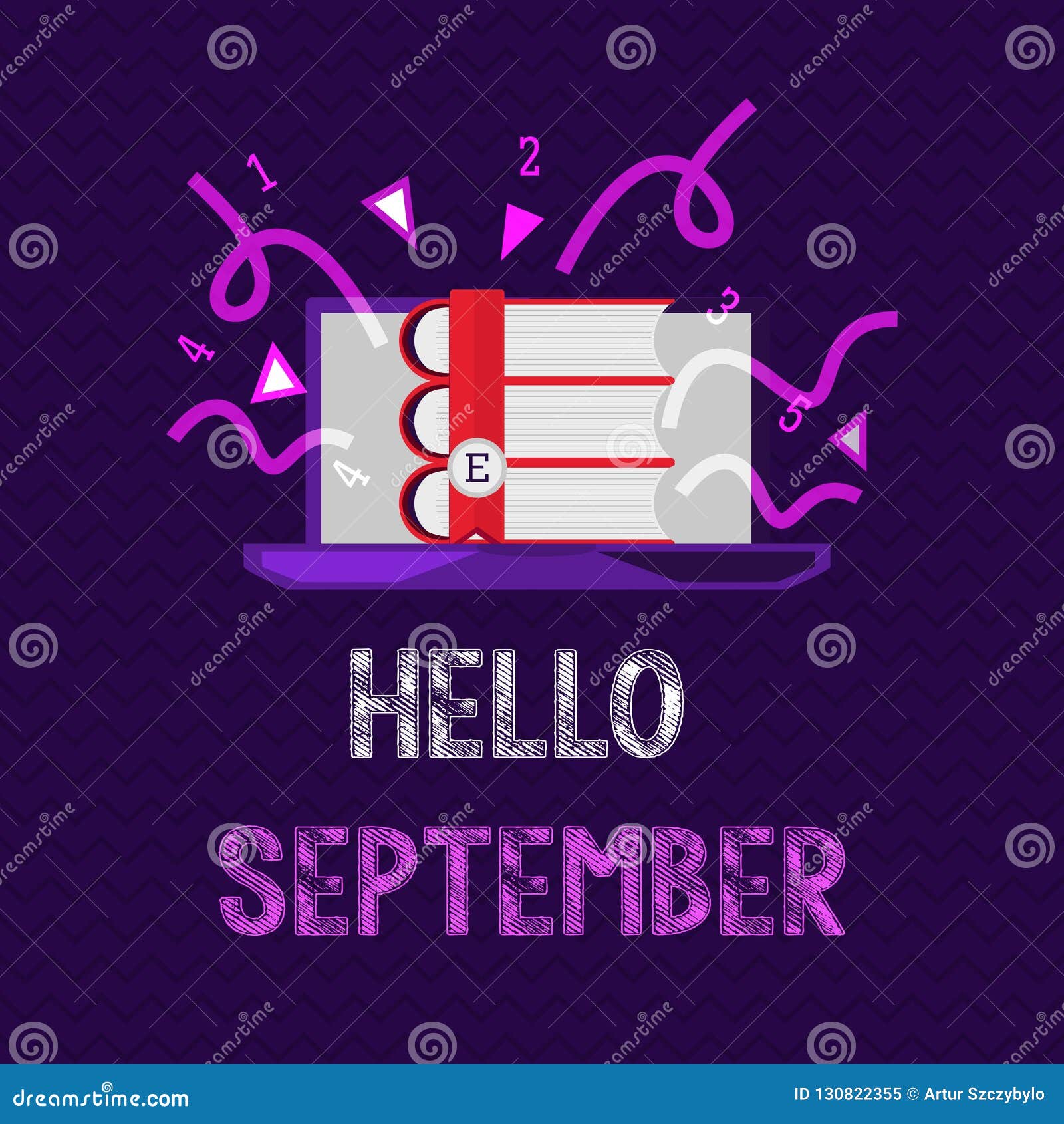 Handwriting Text Hello September. Concept Meaning Eagerly Wanting a ...