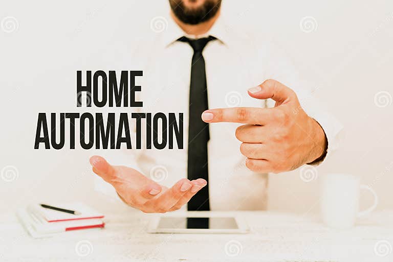 Handwriting Text Home Automation. Word for Home Solution that Enables ...