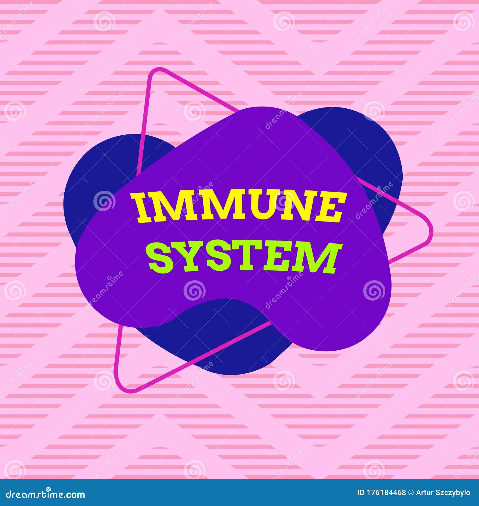 Handwriting Text Immune System. Concept Meaning Host Defense System ...
