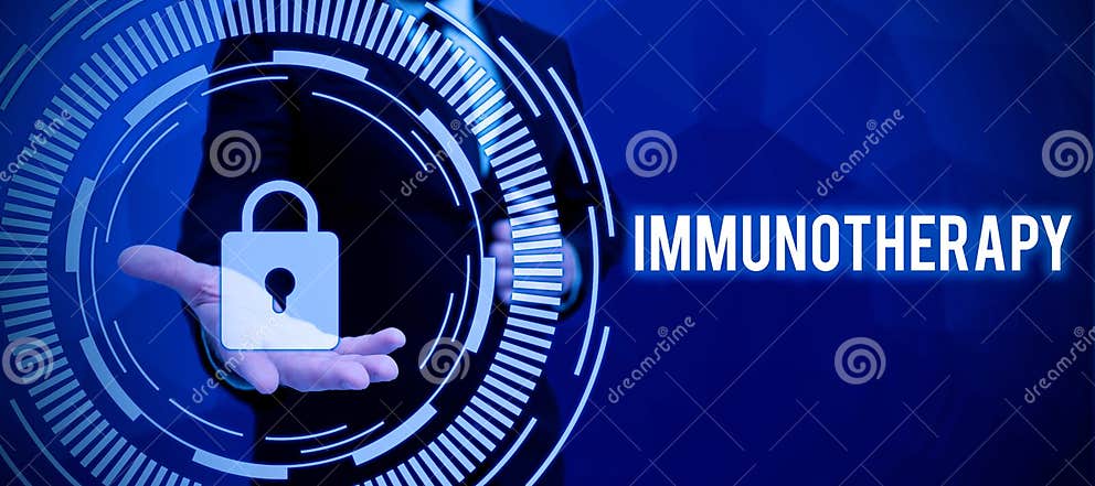 Writing Displaying Text Immunotherapy. Business Approach Treatment or ... Writing Displaying Text Immunotherapy. Business Approach Treatment or ...