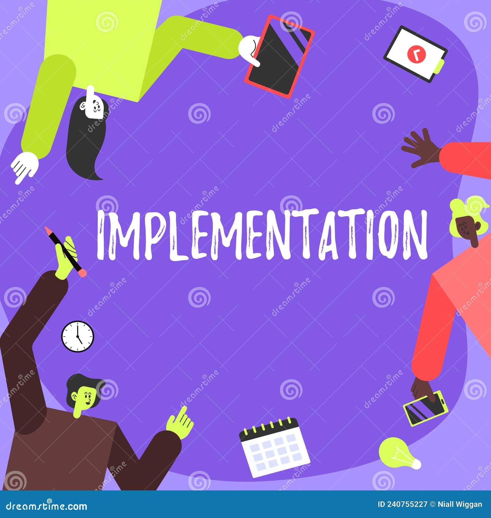 Handwriting Text Implementation. Business Concept the Process of Making ...