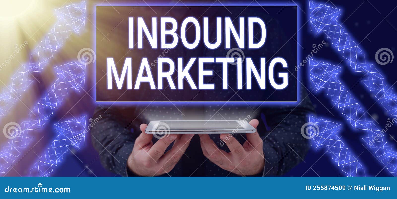 Handwriting Text Inbound MarketingProcess of Attracting the Attention ...