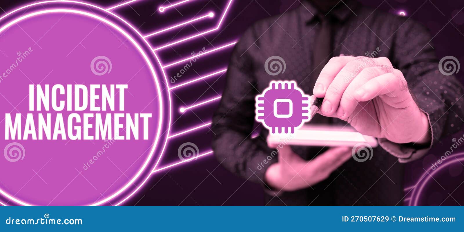 Handwriting Text Incident Management. Business Idea Process To Return ...