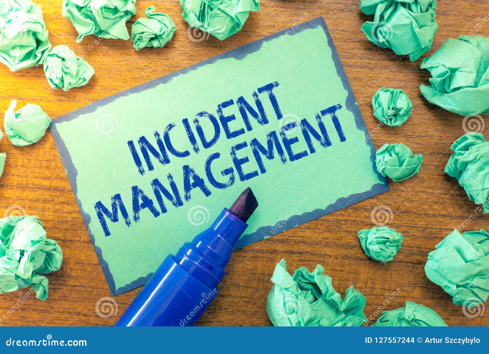 Handwriting Text Incident Management. Concept Meaning Process To Return ... Handwriting Text Incident Management. Concept Meaning Process To Return ...