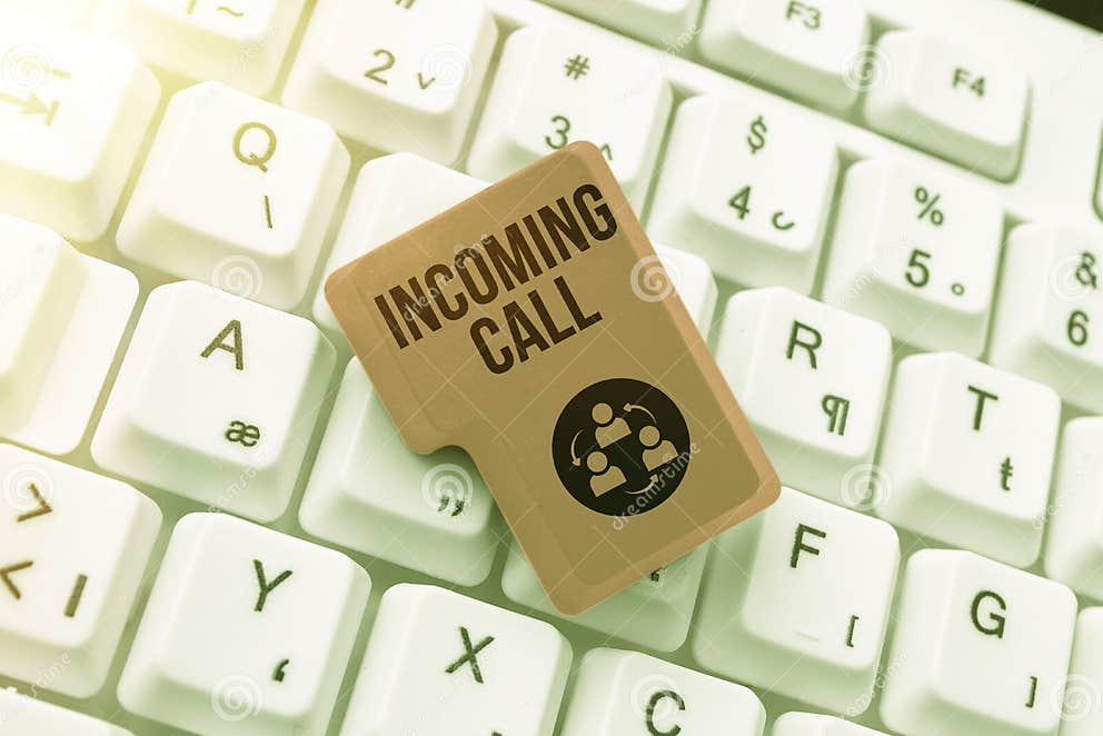 Text Showing Inspiration Incoming Call. Business Approach Inbound ... Text Showing Inspiration Incoming Call. Business Approach Inbound ...