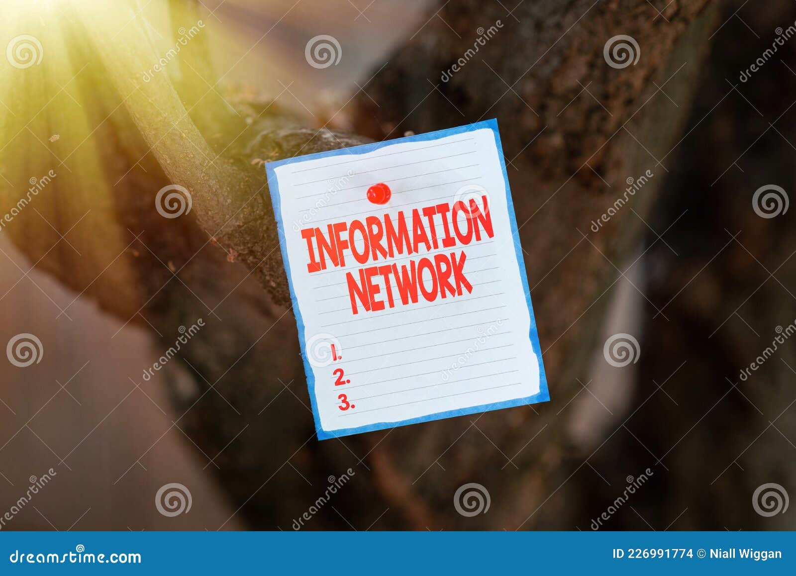 Handwriting Text Information Network. Internet Concept Computers Were ...