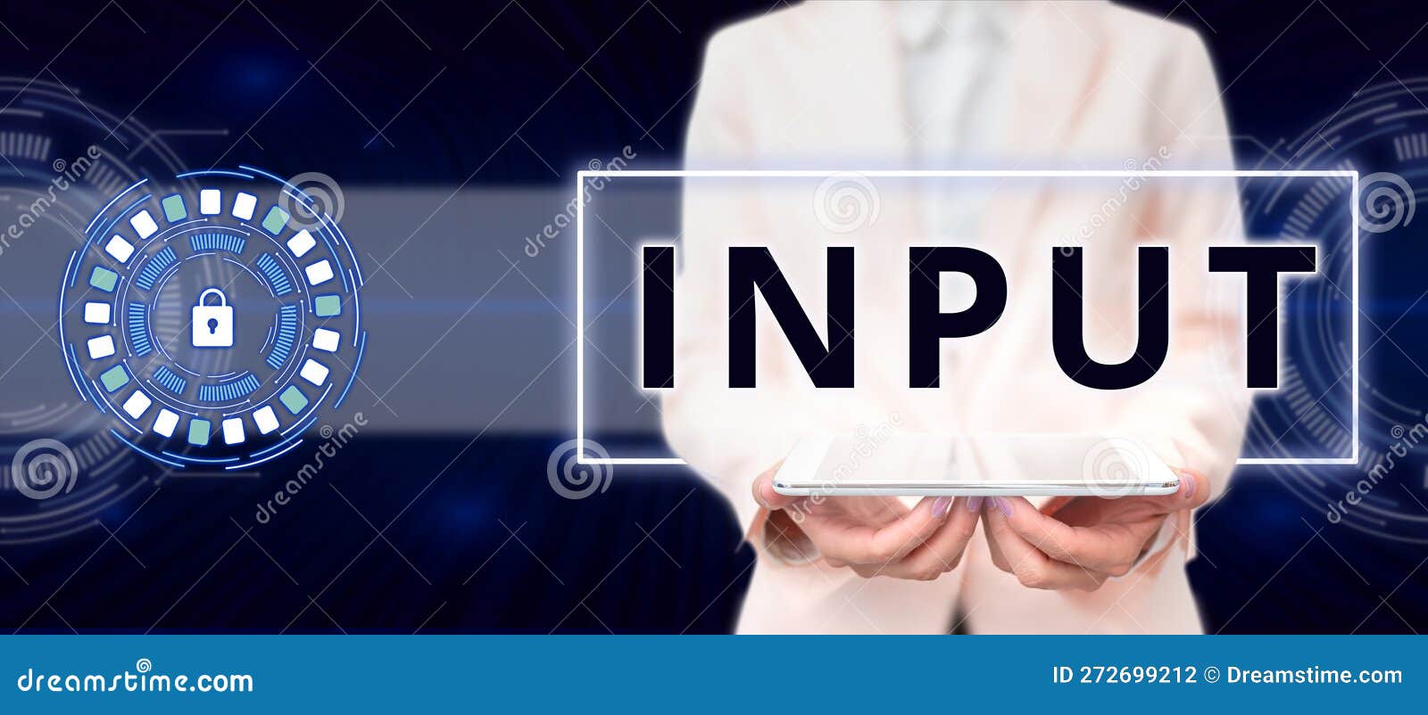 Handwriting Text Input. Internet Concept Place Where Device through ...