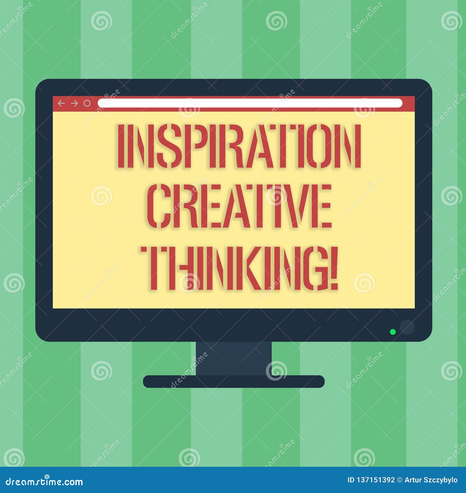 Handwriting Text Inspiration Creative Thinking. Concept Meaning Ability ...