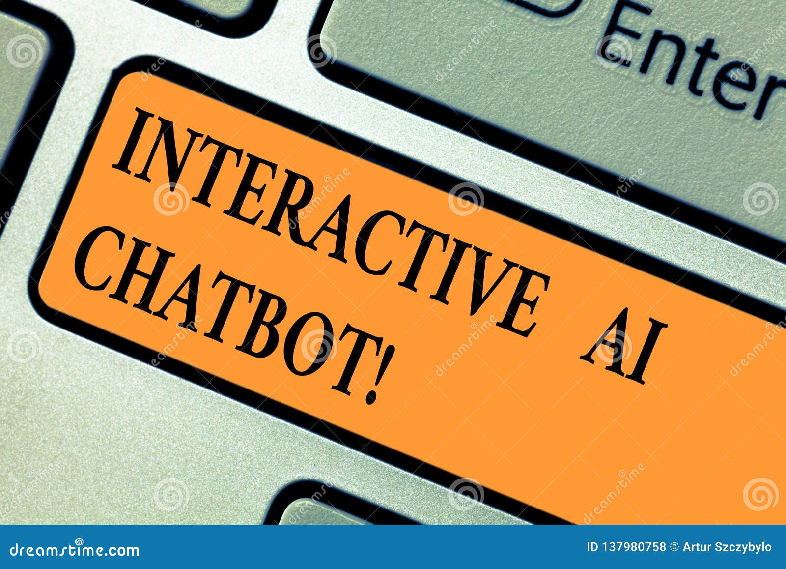 Handwriting Text Interactive Ai Chatbot. Concept Meaning Computer ...