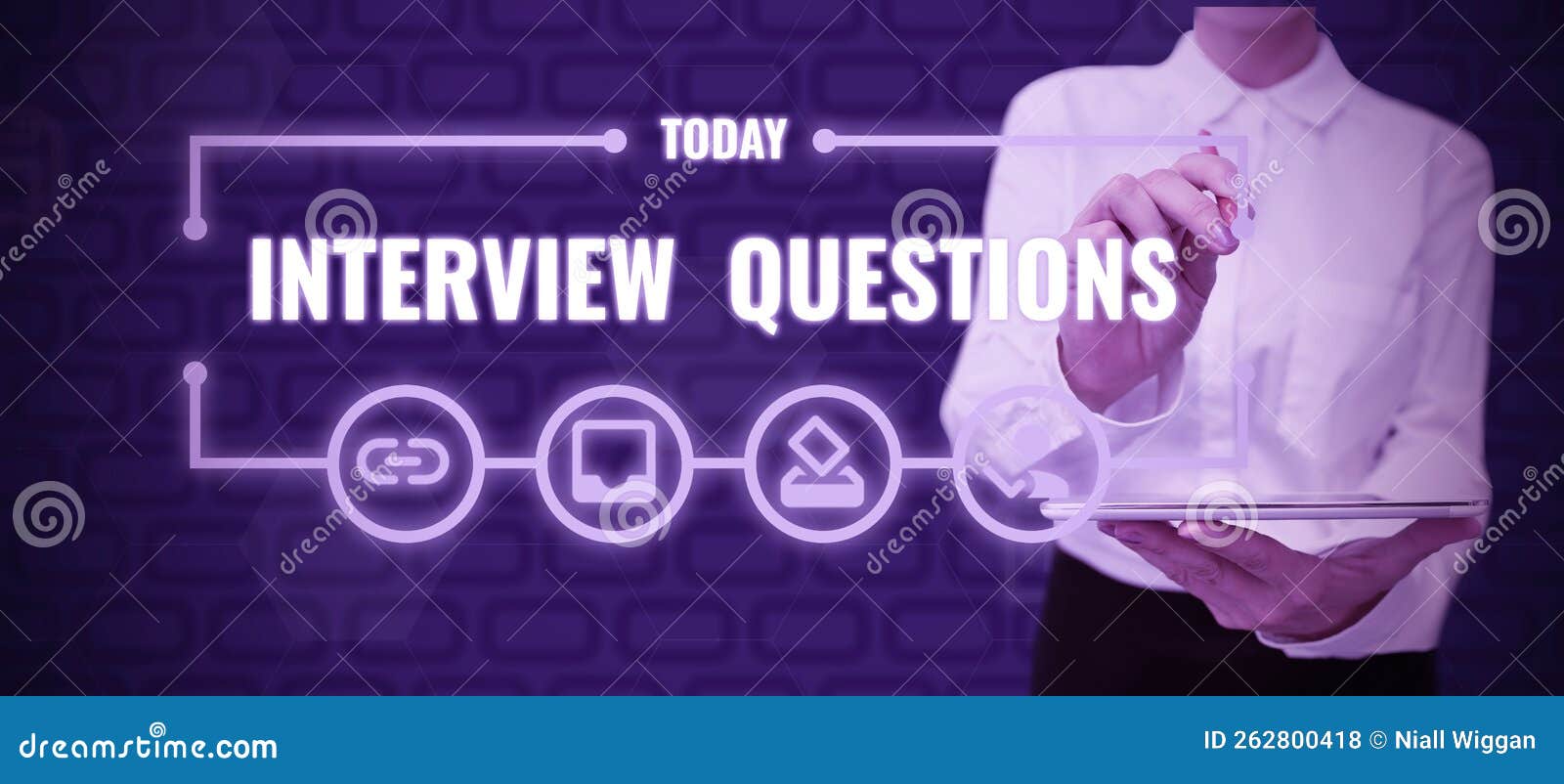 Text Caption Presenting Interview Questions. Business Showcase Typical ...