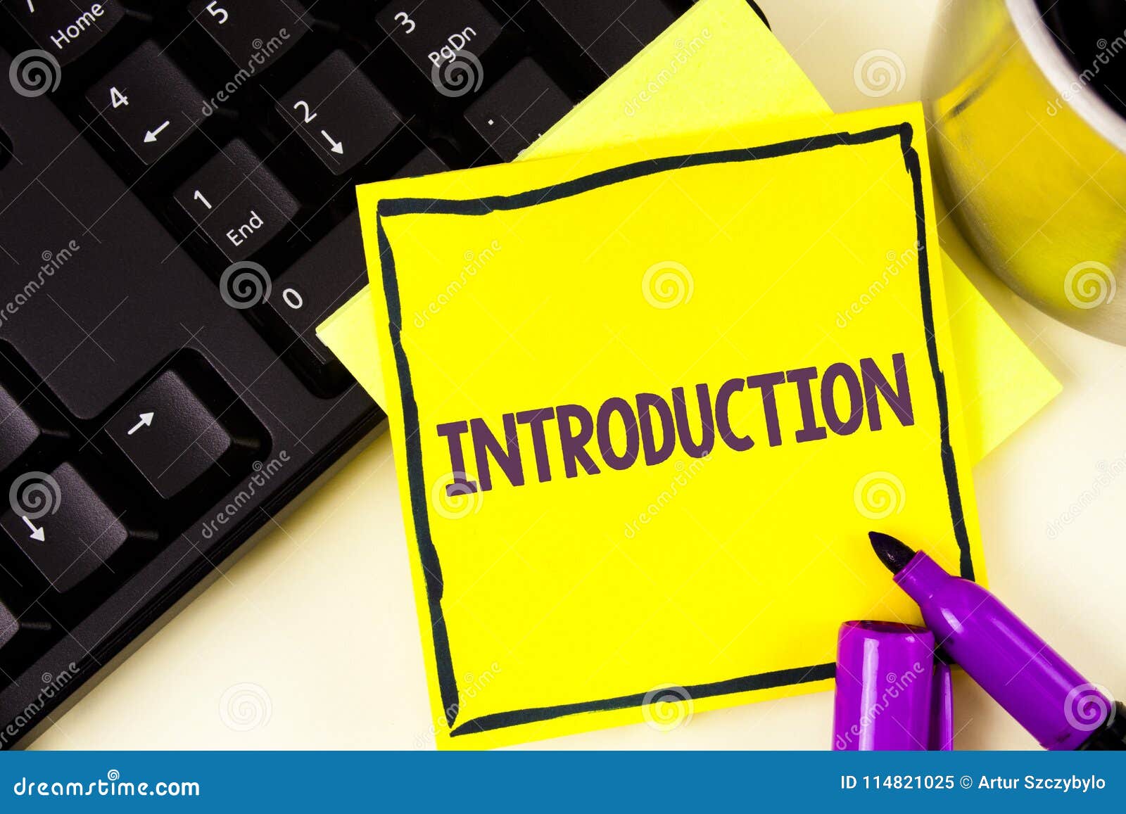 Handwriting Text Introduction. Concept Meaning First Part of a Document ...