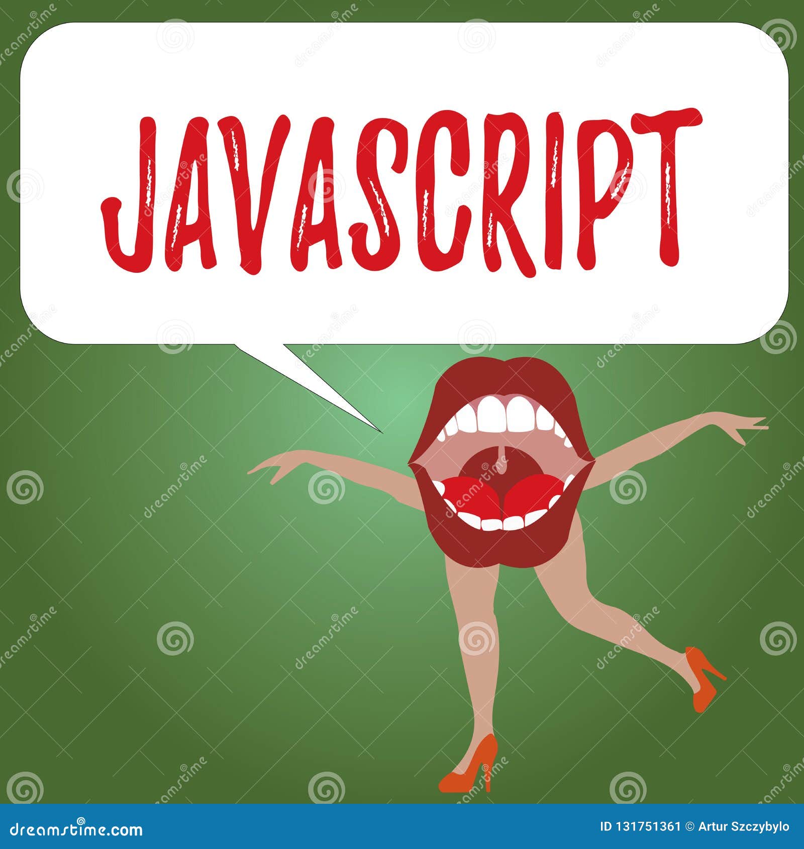 Handwriting Text Javascript Concept Meaning Computer Programming