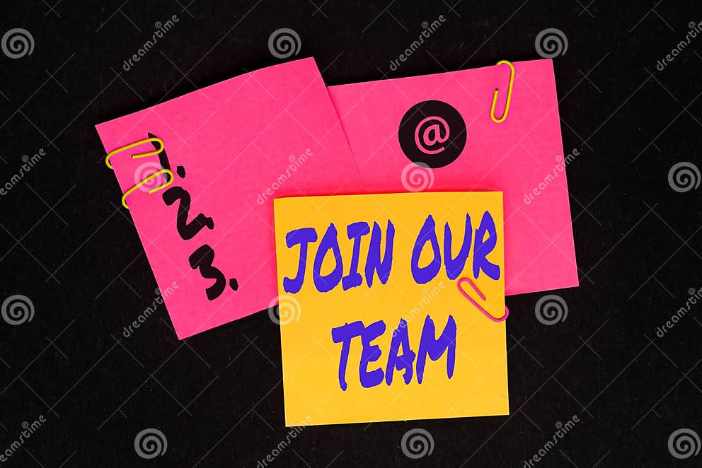 Handwriting Text Join Our Team. Word for Invite Someone To Work ... Handwriting Text Join Our Team. Word for Invite Someone To Work ...