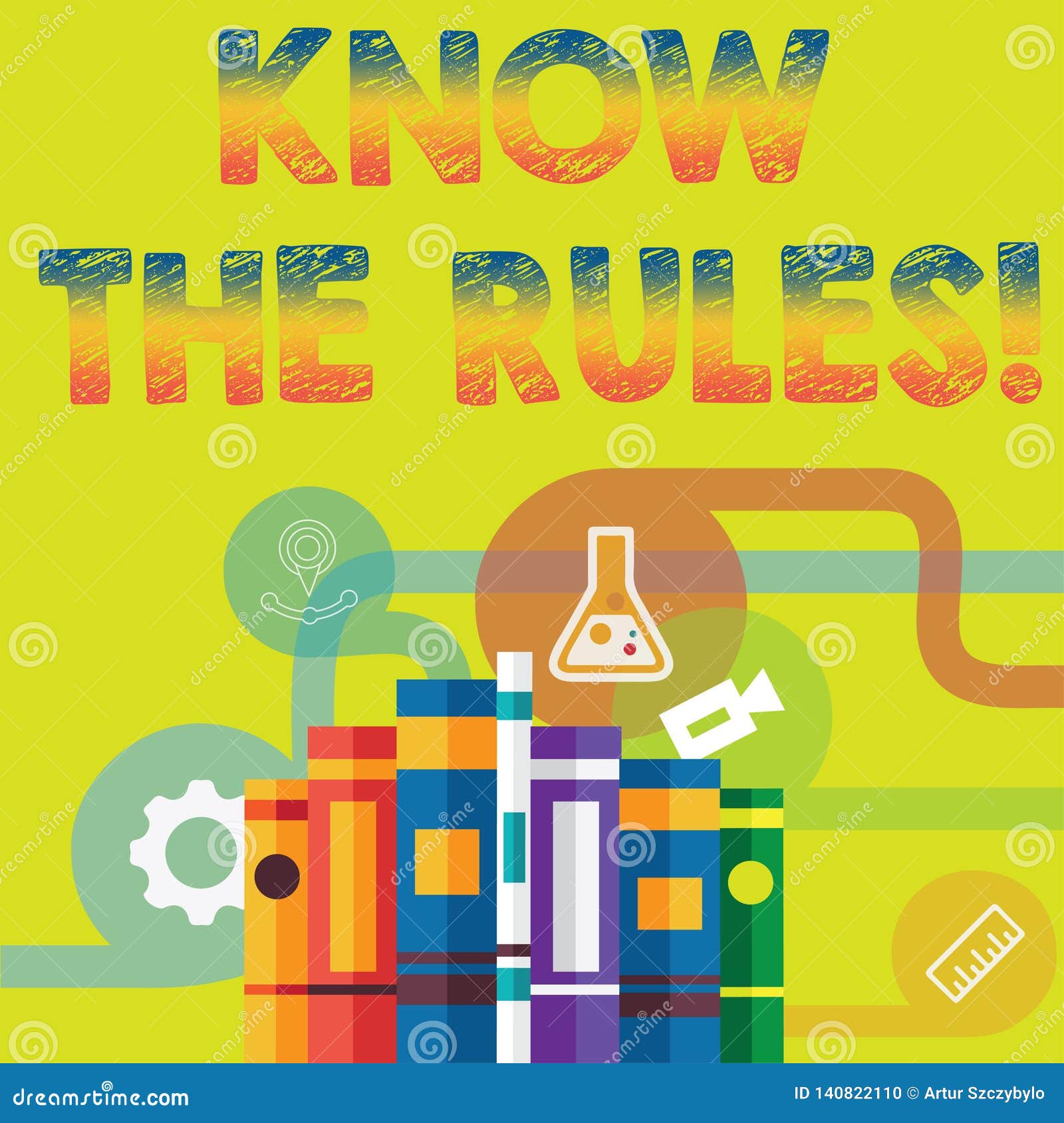 Handwriting Text Know the Rules. Concept Meaning Be Aware of the Laws ...