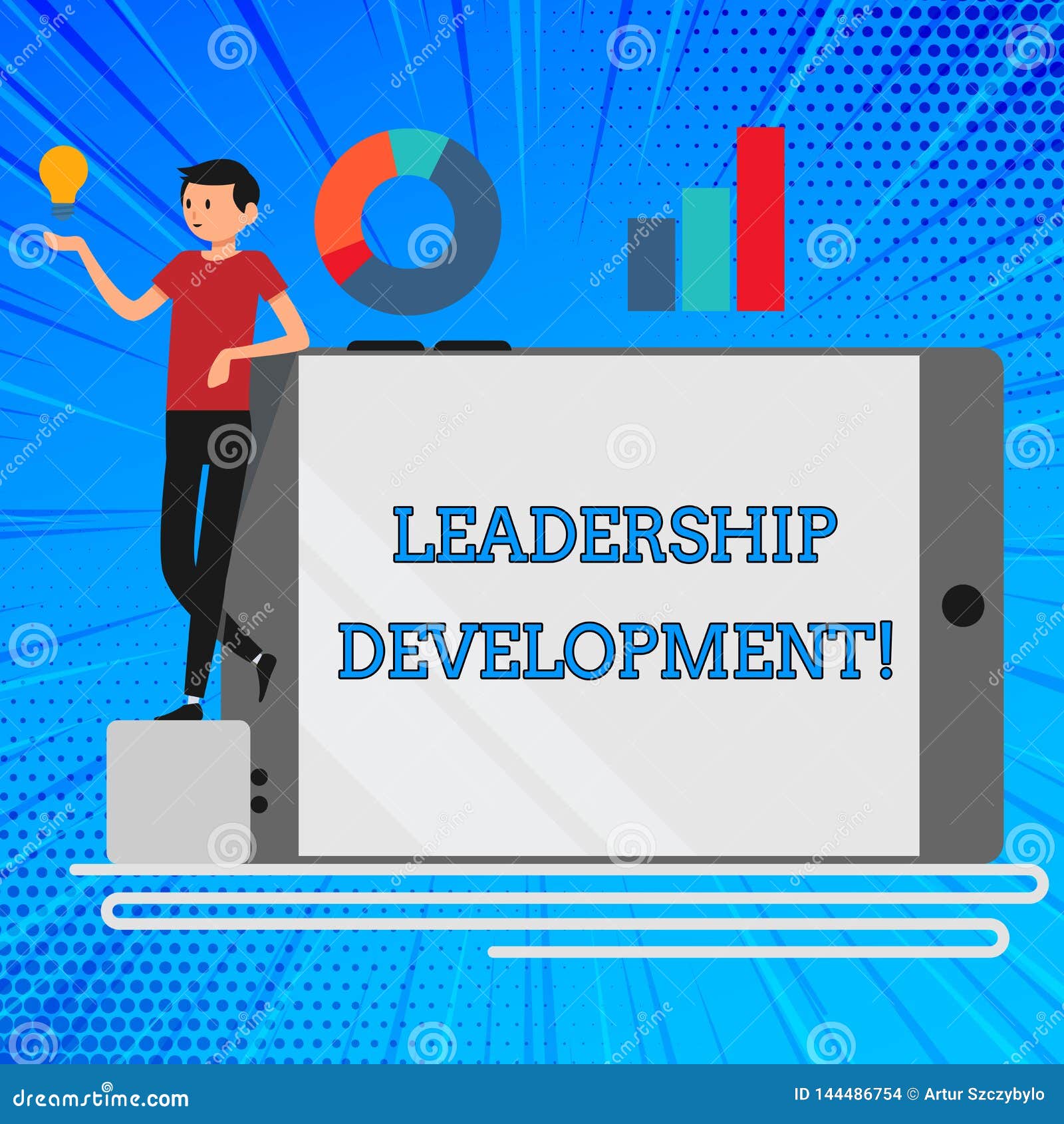 Handwriting Text Leadership Development. Concept Meaning Program that ...