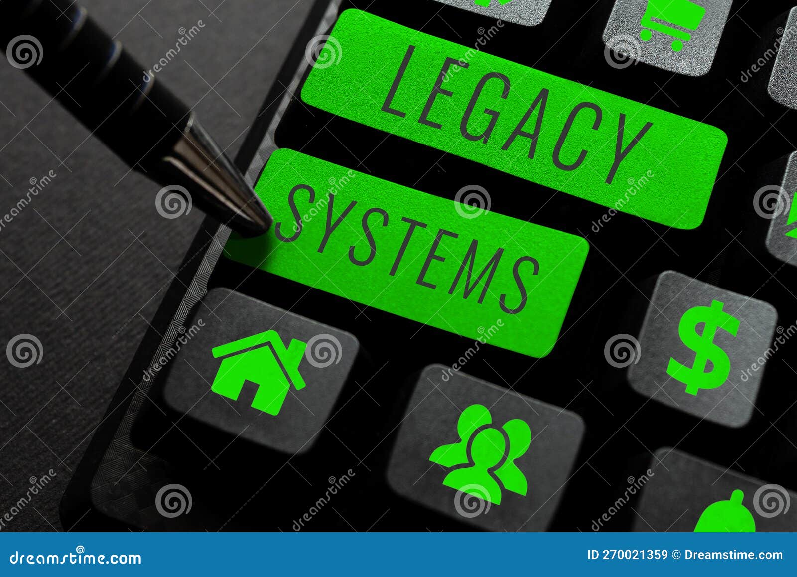 Handwriting Text Legacy Systems. Word for Old Method Technology ...