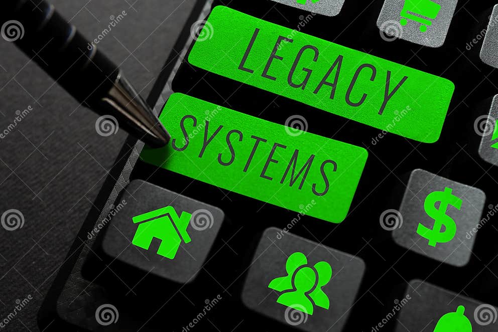 Handwriting Text Legacy Systems. Word for Old Method Technology ...