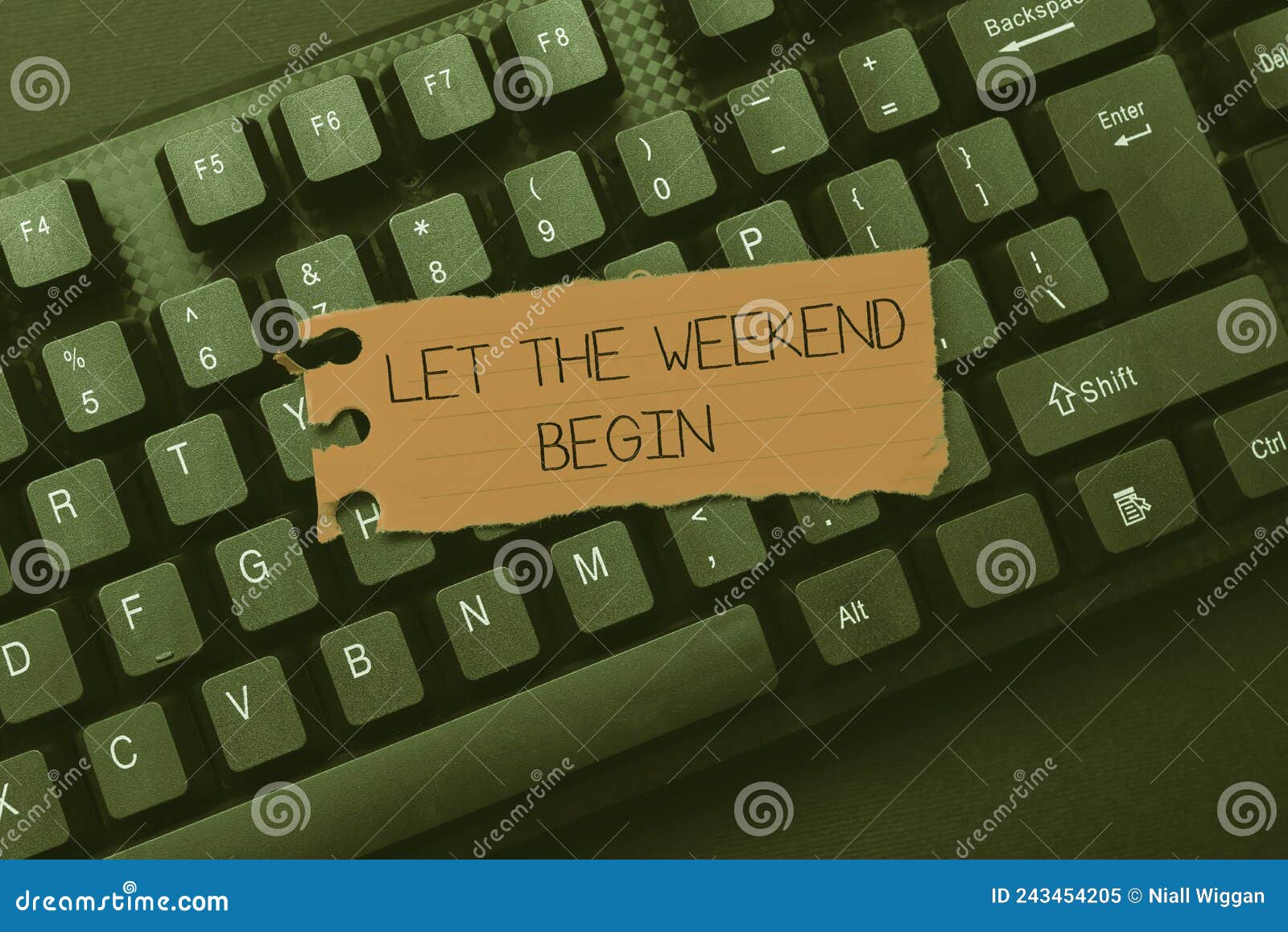 Handwriting Text Let the Weekend Begin. Business Idea Happy Saturday ...