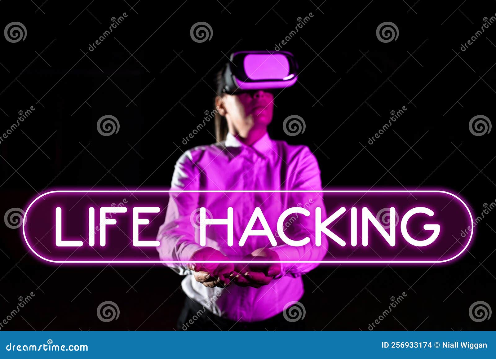 Handwriting Text Life Hacking. Business Overview Simple and Clever ...