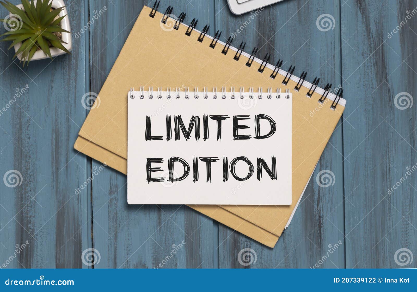 Handwriting Text Limited Edition. Concept Meaning Stock Photo - Image ...
