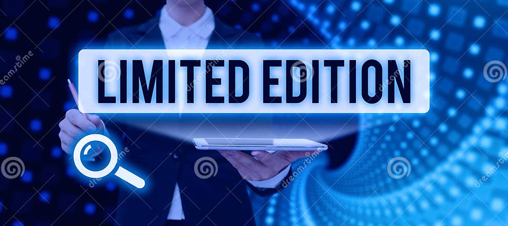 Handwriting Text Limited EditionWork of Something Which is only ...