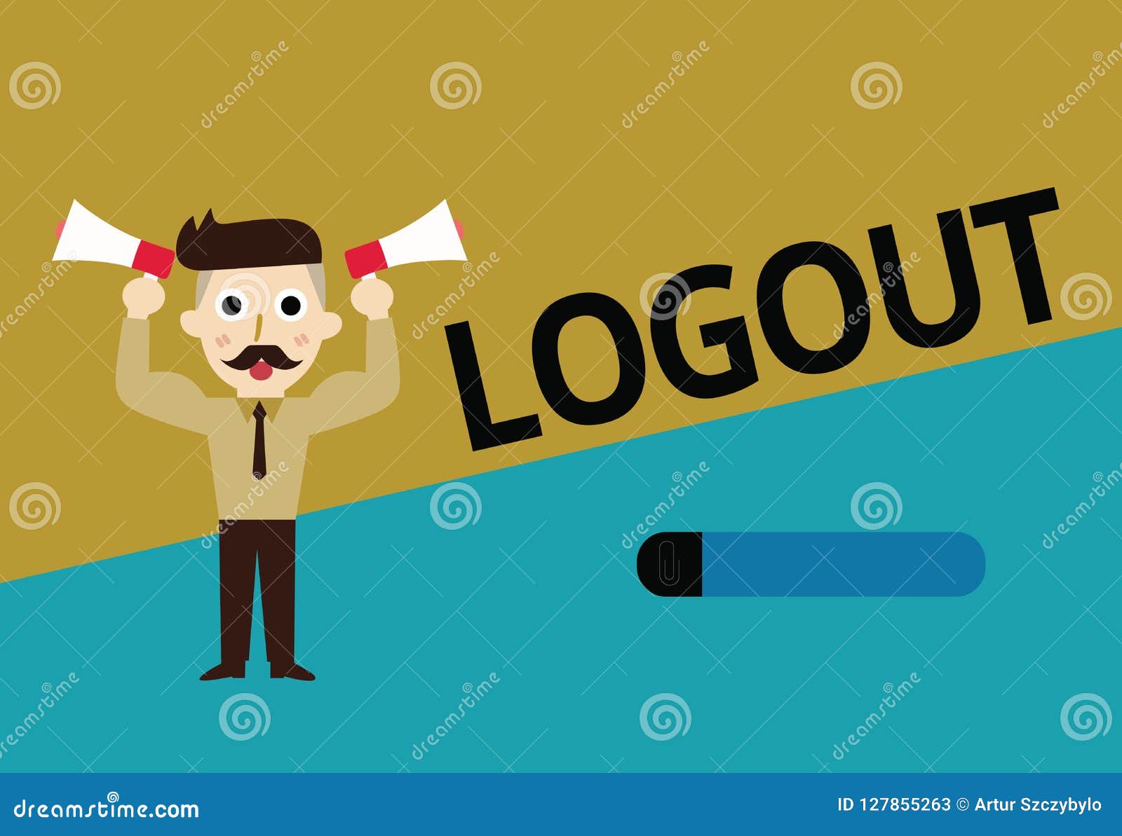 Handwriting Text Logout. Concept Meaning Go through Procedures To Conclude Use of Computer ...