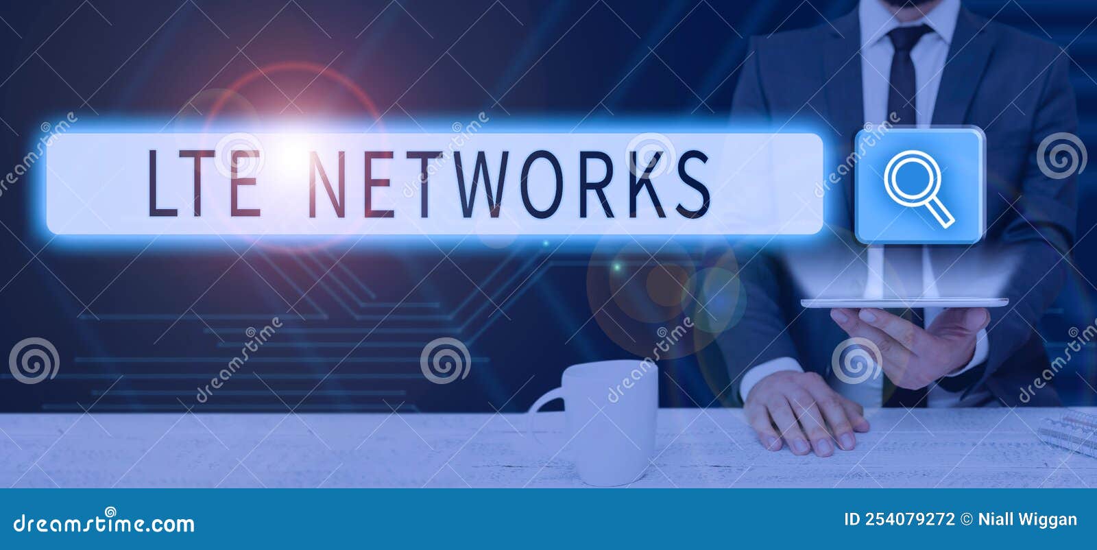 Writing Displaying Text Lte Networks. Concept Meaning Fastest Network ...