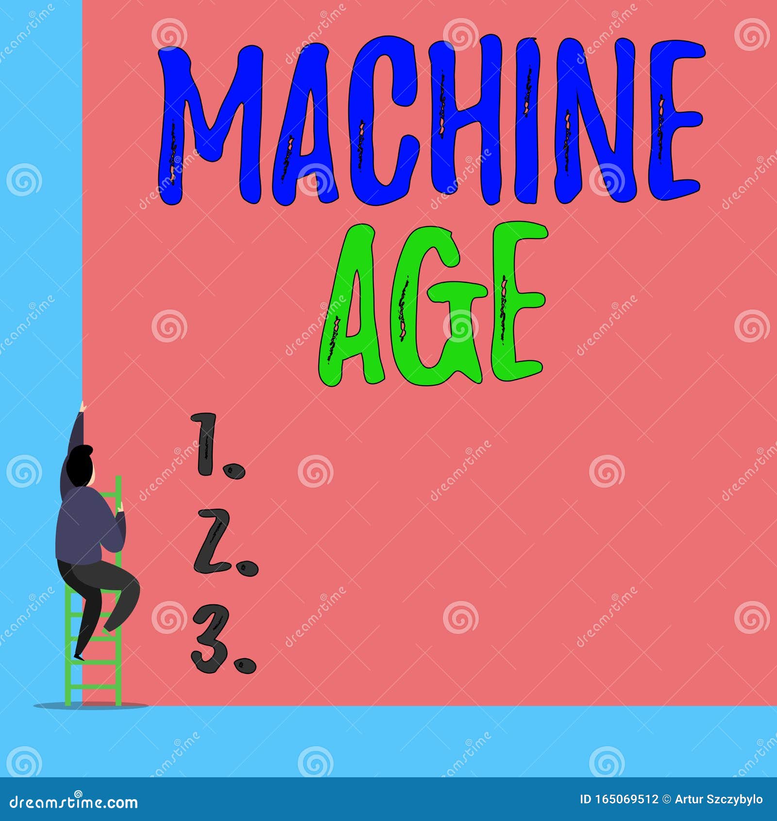 Handwriting Text Machine Age. Concept Meaning Period of Development of ...