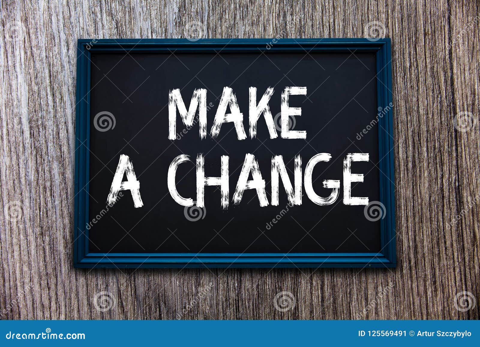 Handwriting Text Make a Change. Concept Meaning Create a Difference ...