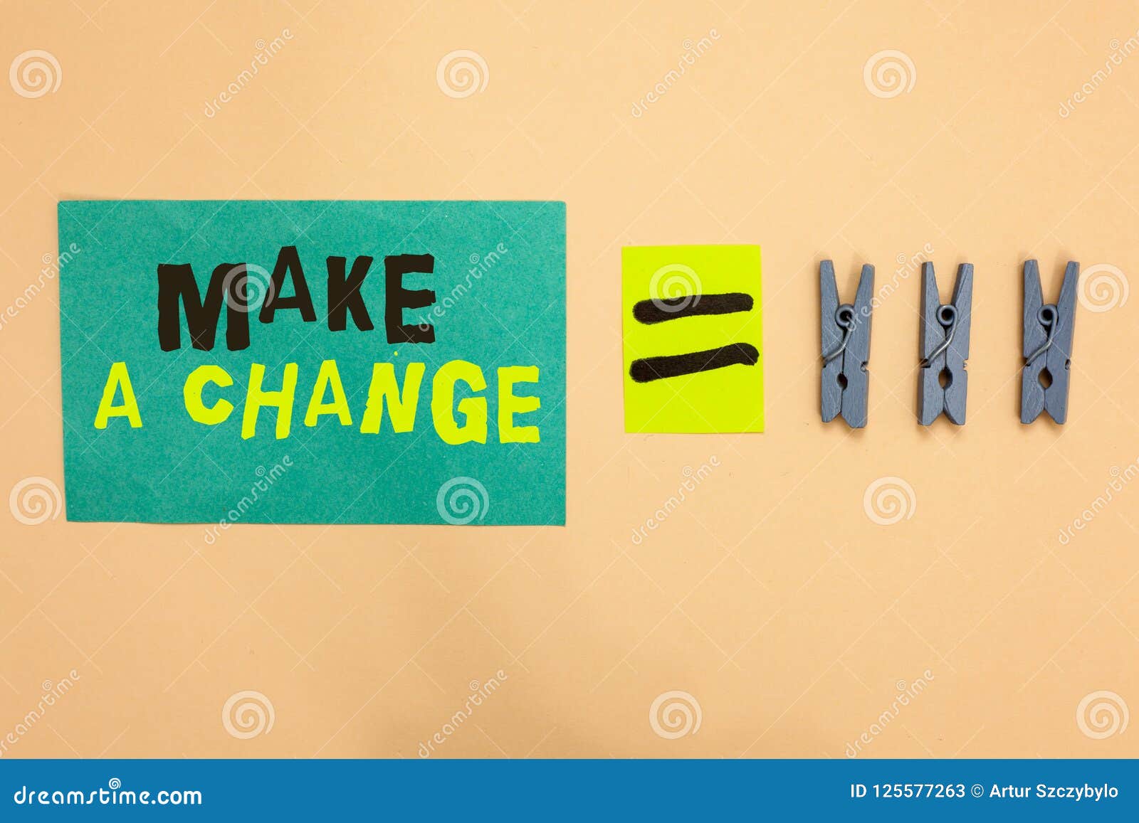 Handwriting Text Make a Change. Concept Meaning Create a Difference ...