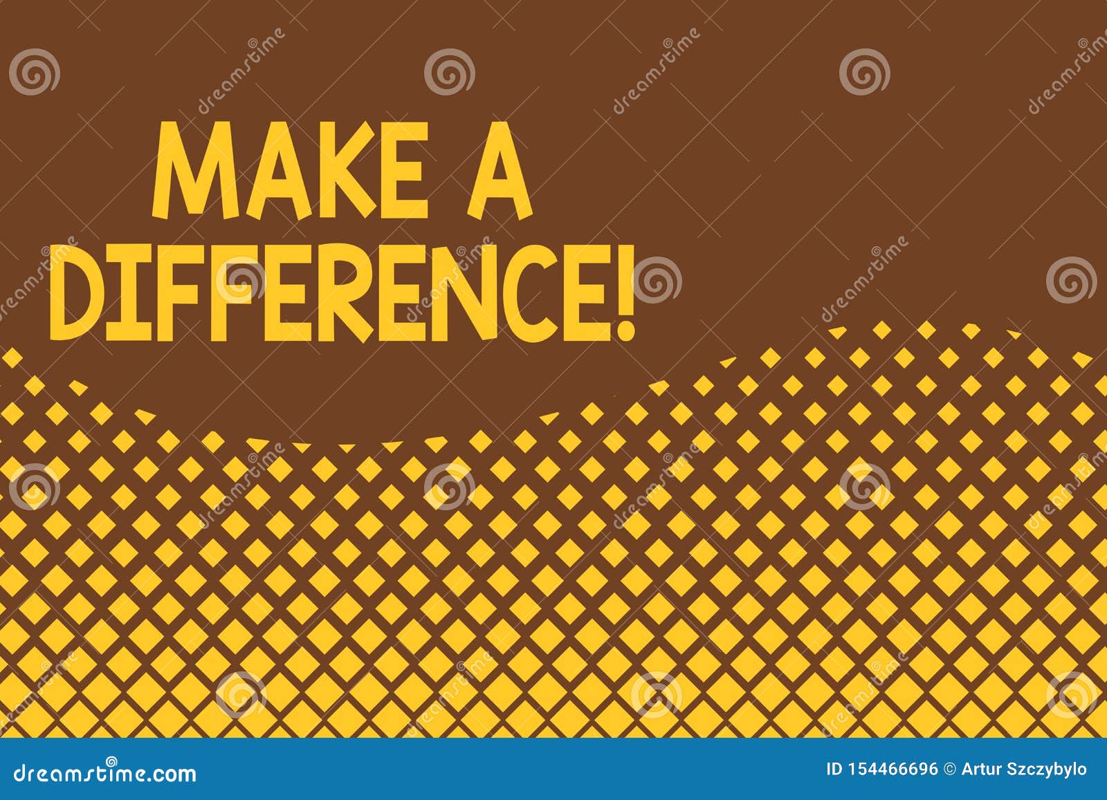 Handwriting Text Make a Difference. Concept Meaning Have Significant ...