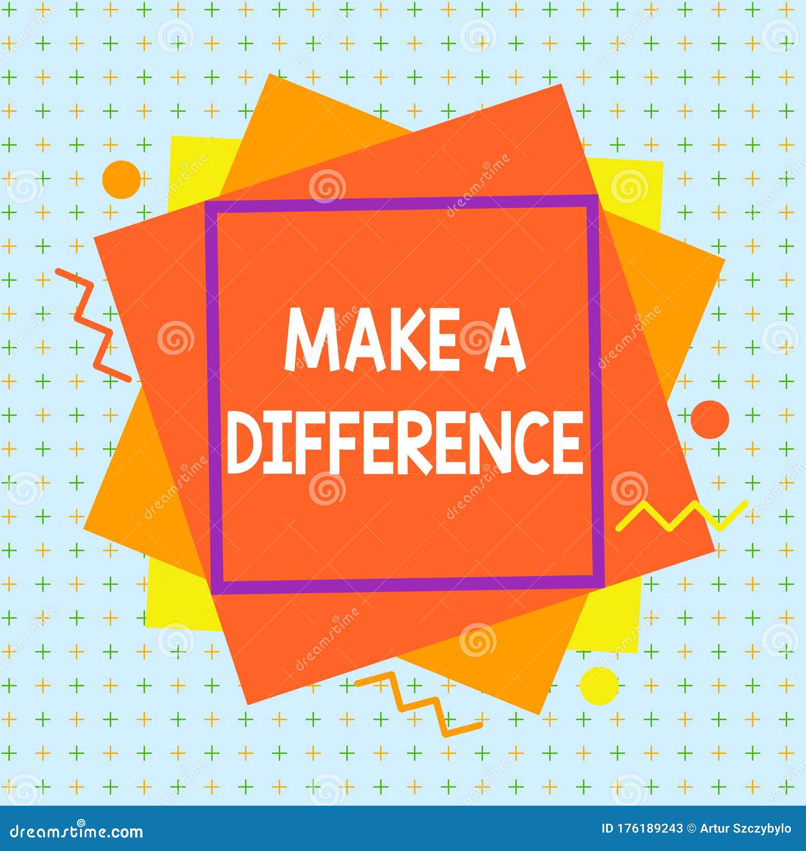 Handwriting Text Make a Difference. Concept Meaning Have Significant ...